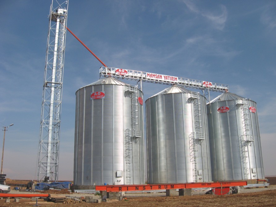 Flat bottom silos - Steel Silo Facility - A-D Steel Silos